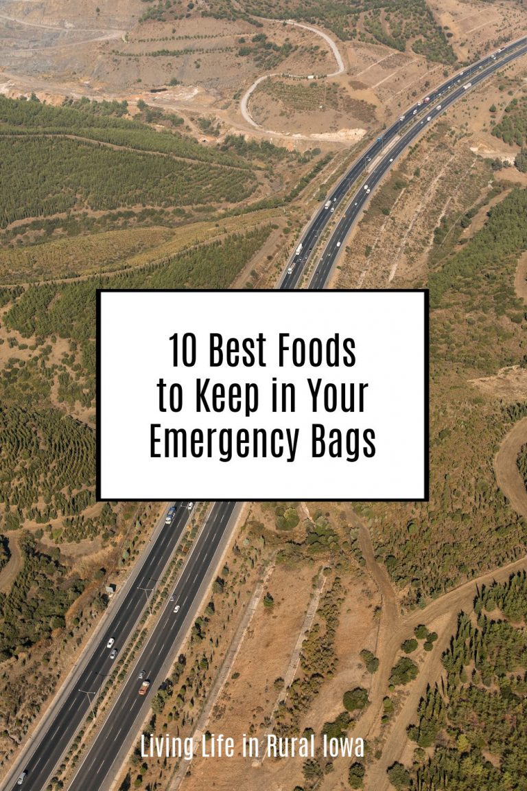 10 Best Foods to Keep in Your Emergency Bags - Living Life in Rural Iowa