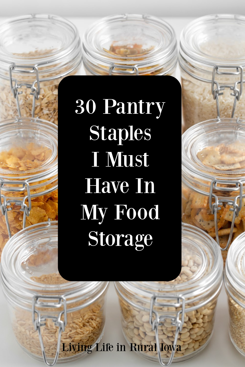 30 Pantry Staples I Must Have In My Food Storage - Living Life in Rural ...
